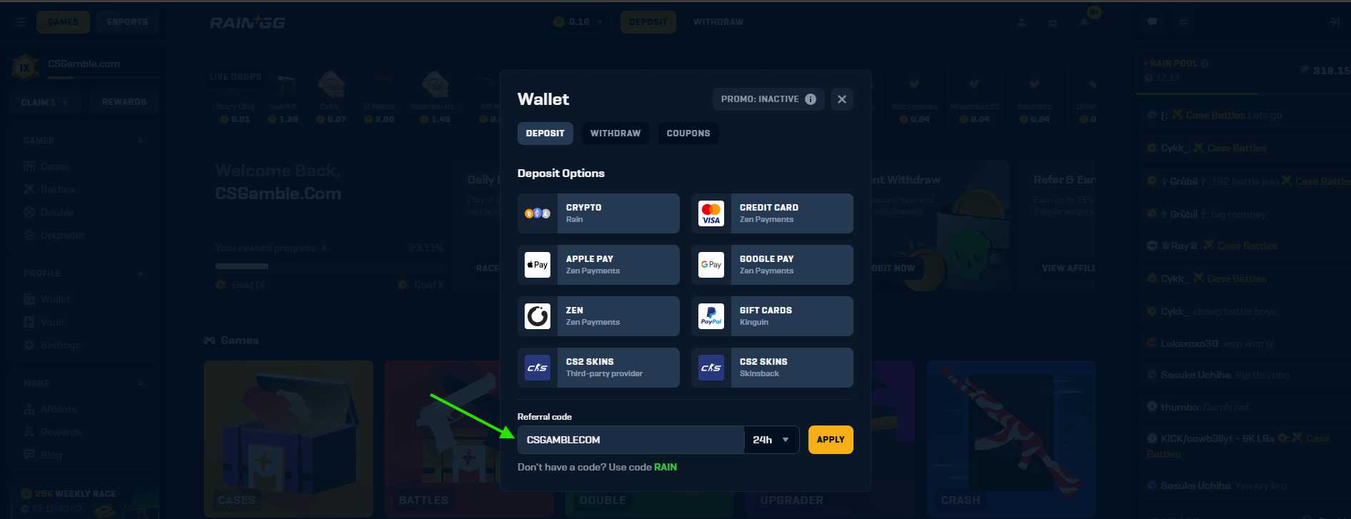 RAIN.GG Review 2025 » Is Rain.gg Legit and Safe? Check here!