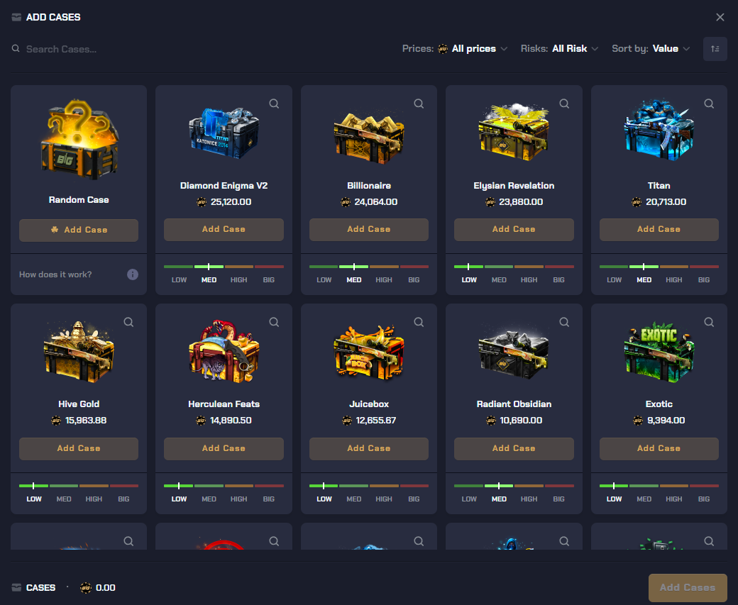 CSGOBIG Review 2025 » Games, Features and Free Cases