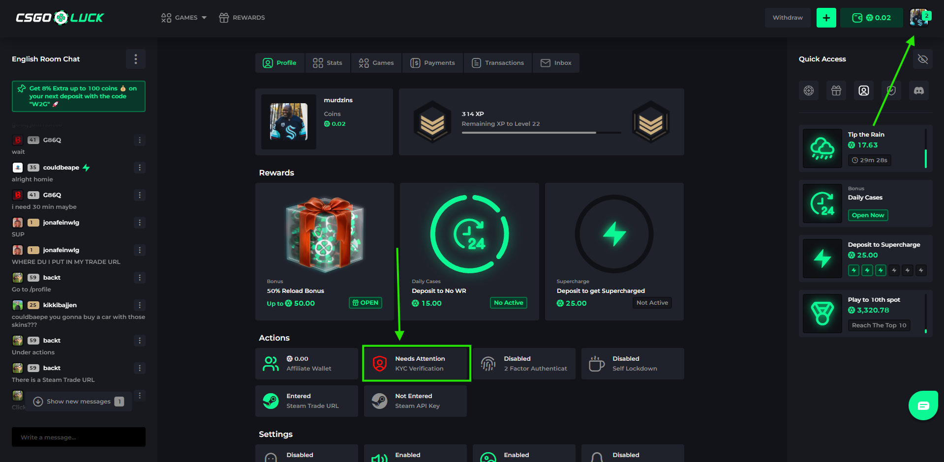 CSGOLuck Review 2025 » Is CSGO Luck Legit? Get 100 Coins!